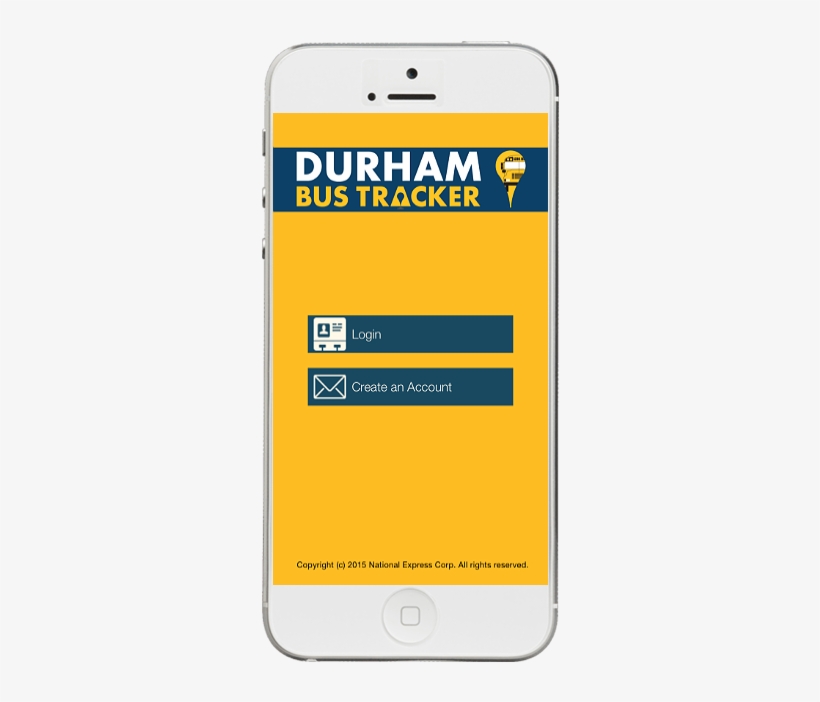 Durham Bus Tracker Phone Image - Monroe Local Schools PNG Image ...