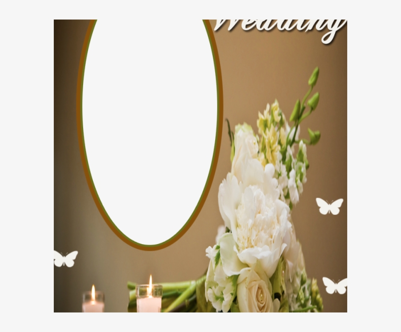Wedding Frame With Flower - Wedding PNG Image | Transparent PNG Free ...