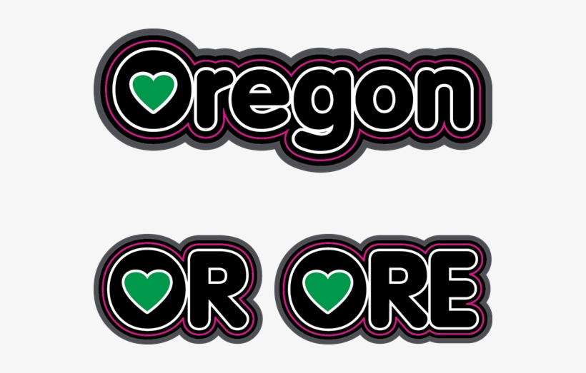 Or/ore/oregon Sticker - Oregon PNG Image | Transparent PNG Free ...
