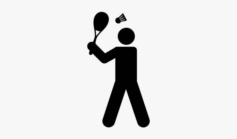 Badminton Player Vector - Badminton Player Icon Png PNG Image ...