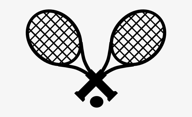 Tennis Racquet Silhouette At Getdrawings - Tennis Rackets Clip Art PNG ...