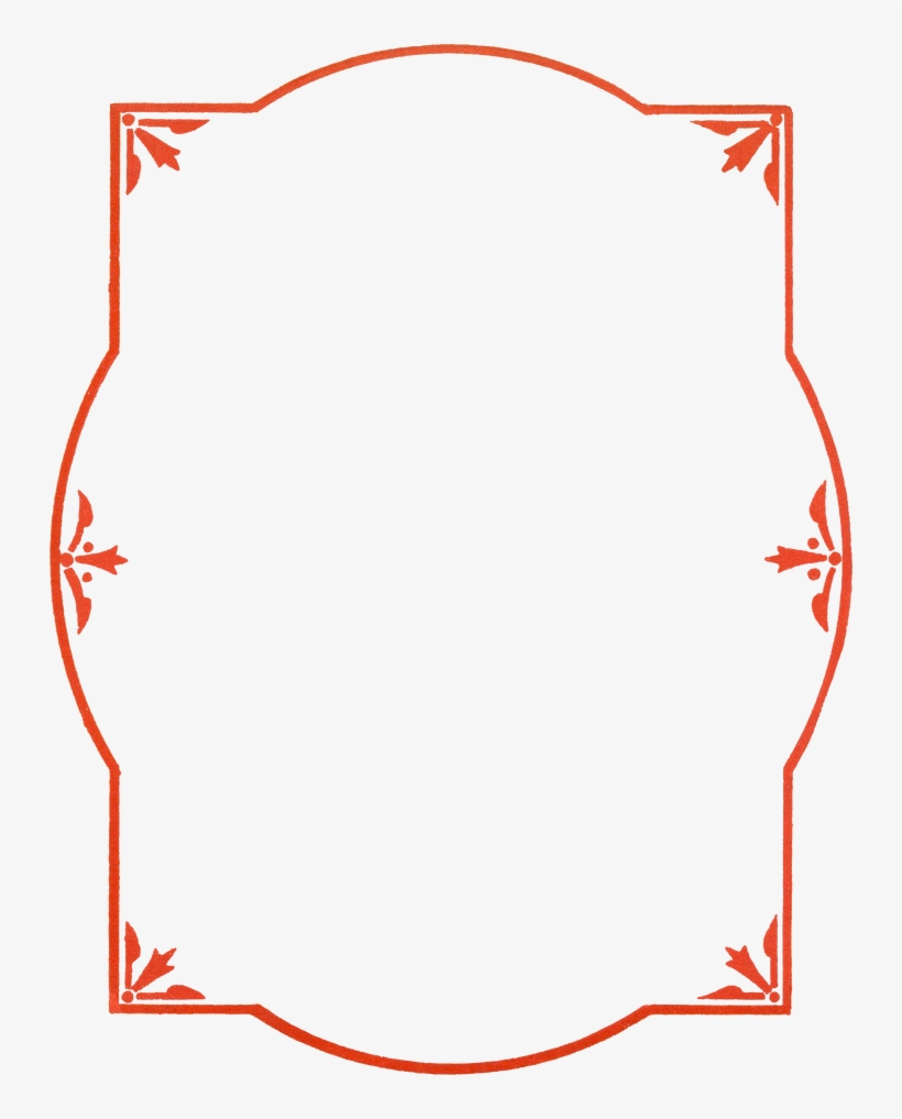 Download Wings Of Whimsy Red Border Png File - Transparent Red Border ...
