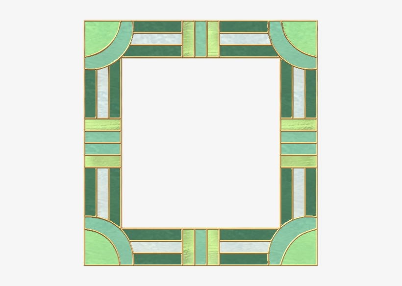 Download Picture Frame Leaves Stainedglass 02 - Stained Glass Frames ...