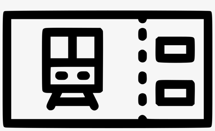 Metro Train Ticket Pass Public Comments - Train Ticket Clipart PNG ...