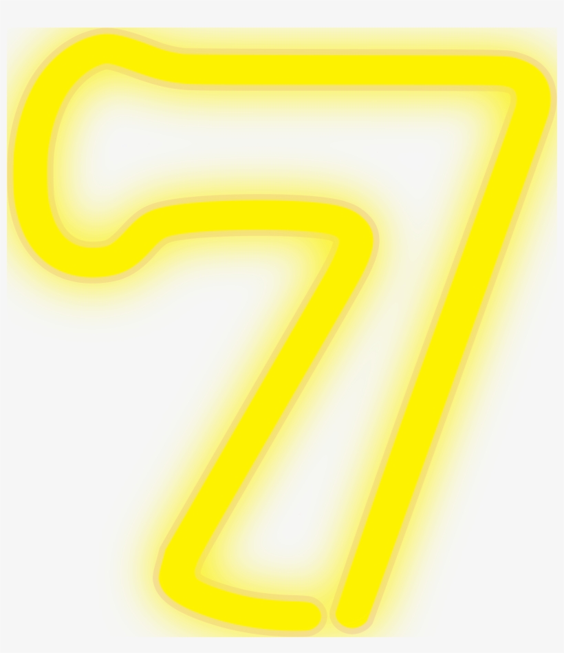 Download Big Image - Neon 7 Png | Transparent PNG Download | SeekPNG
