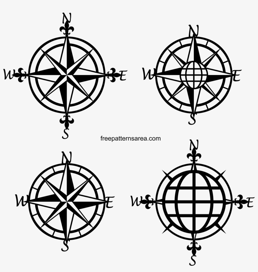 Nautical Compass Rose - Disney's California Adventure PNG Image ...