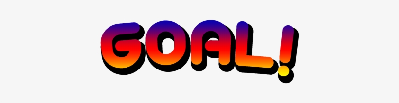 Goal Text - Graphic Design PNG Image | Transparent PNG Free Download on ...