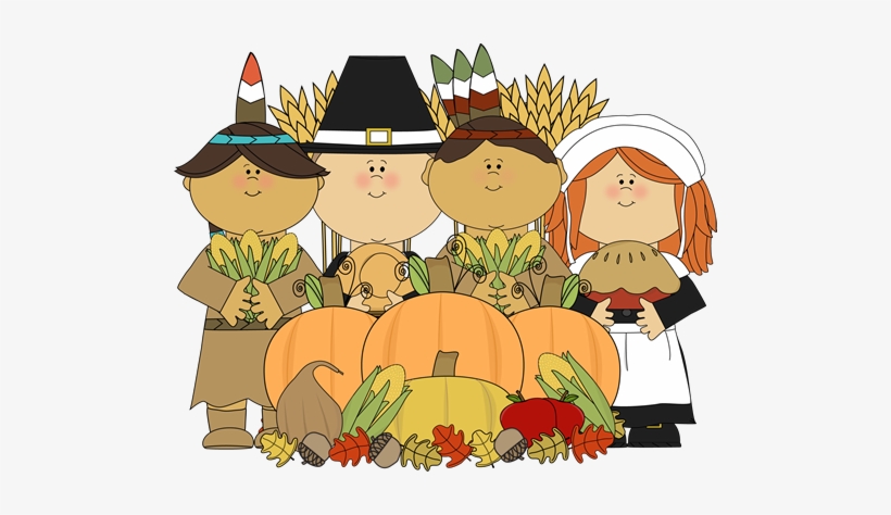 Native Americans And Pilgrims Clipart Black