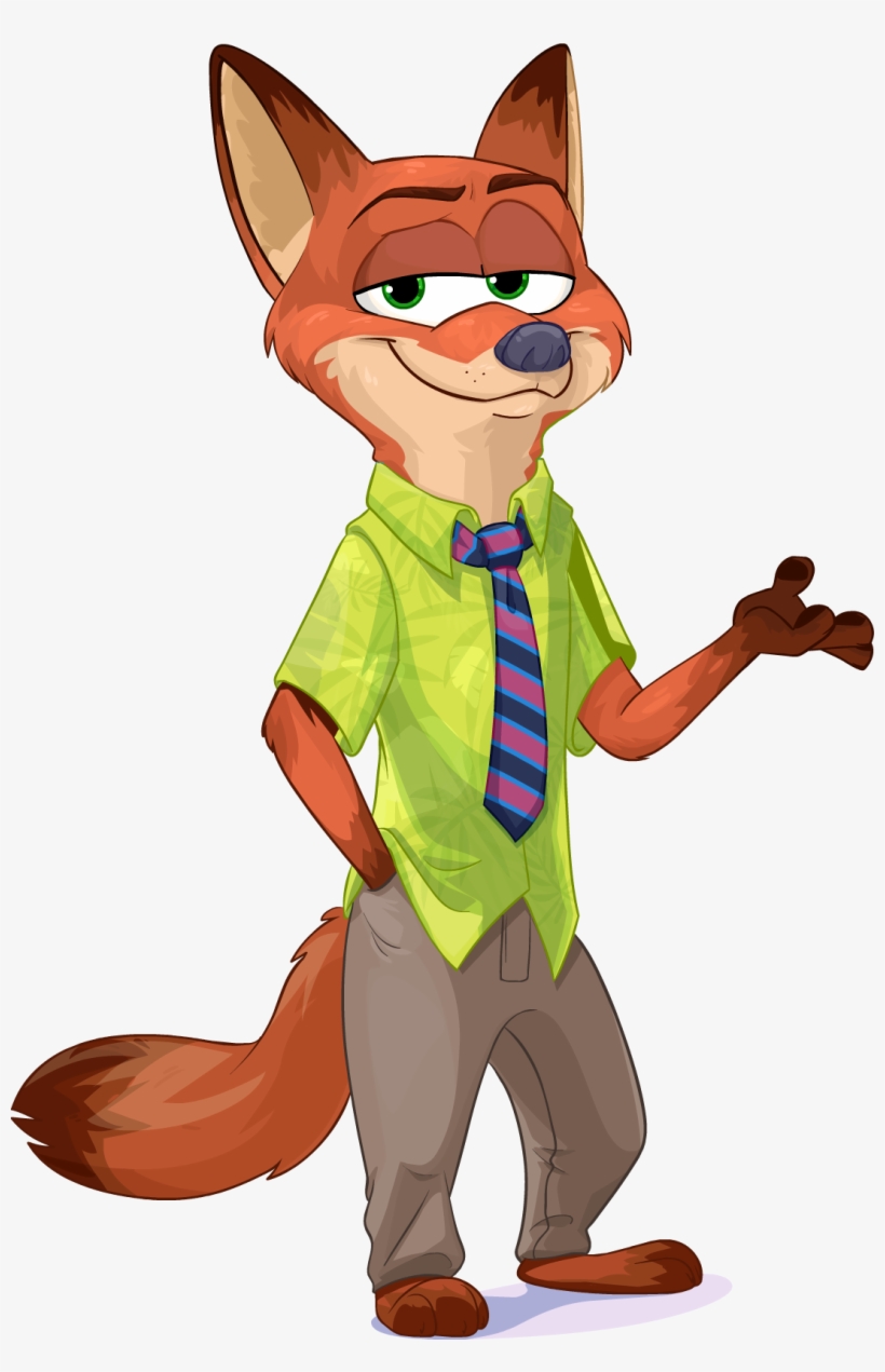 Zootopia Party Nick - Zootopia Nick Png PNG Image | Transparent PNG ...