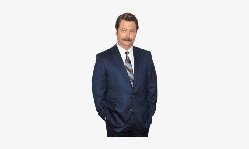Nick Offerman On His Simpsons Sea Captain, Skinny Chris - Suit PNG ...