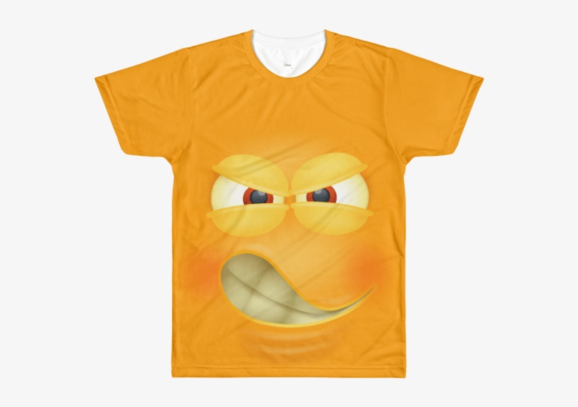 Men's Funny Angry Face T Shirt - T-shirt PNG Image | Transparent PNG ...