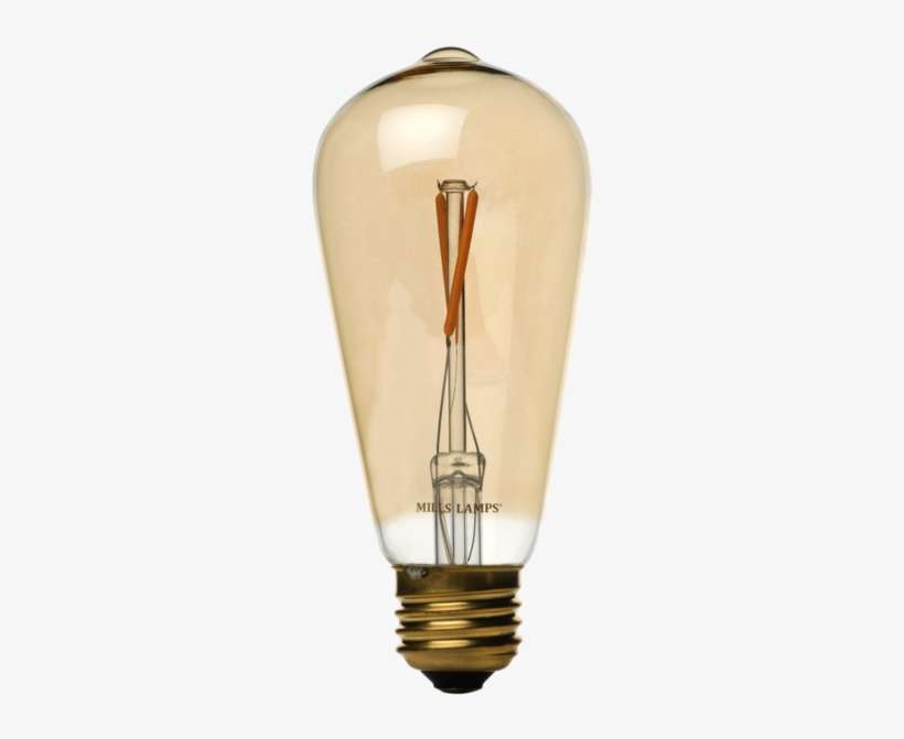 Download Led Edison Light Bulb, St58 Vintage 2w Filament, 40 - Vintage ...