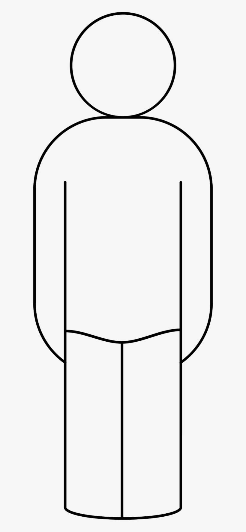 Female User Figure Outline - Person Outline Figure PNG Image ...