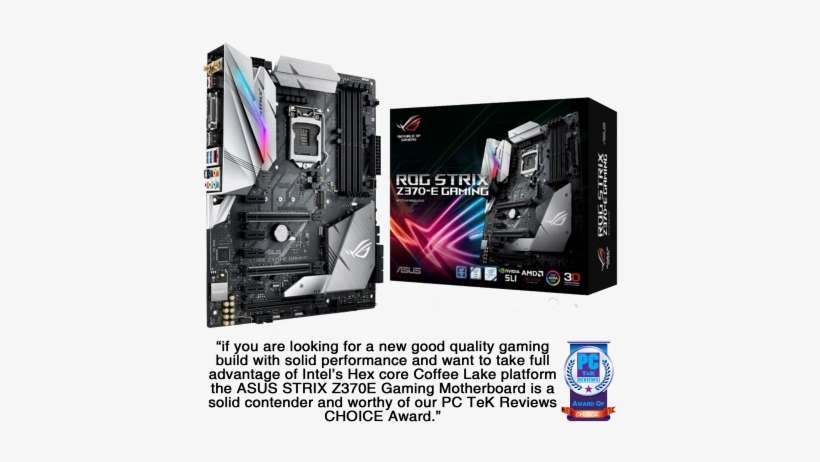 Rog Strix Z370 E Gaming Wb - Asus Rog Strix Z370-e Gaming With Intel ...