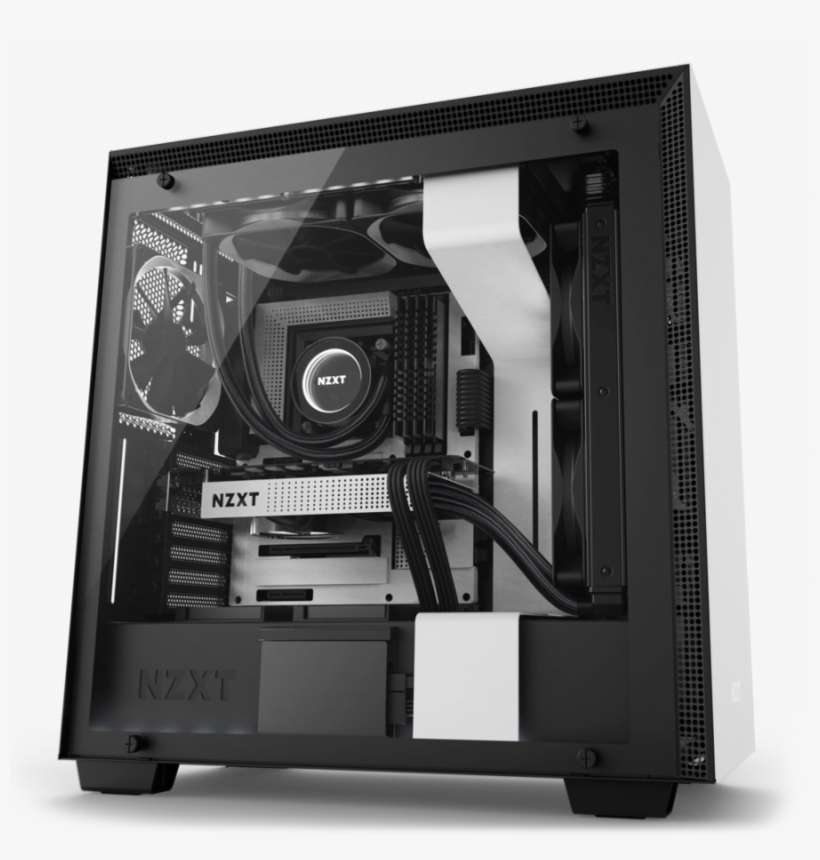 Nzxt H700 Mid Tower Computer Case - Nzxt H700i PNG Image | Transparent ...
