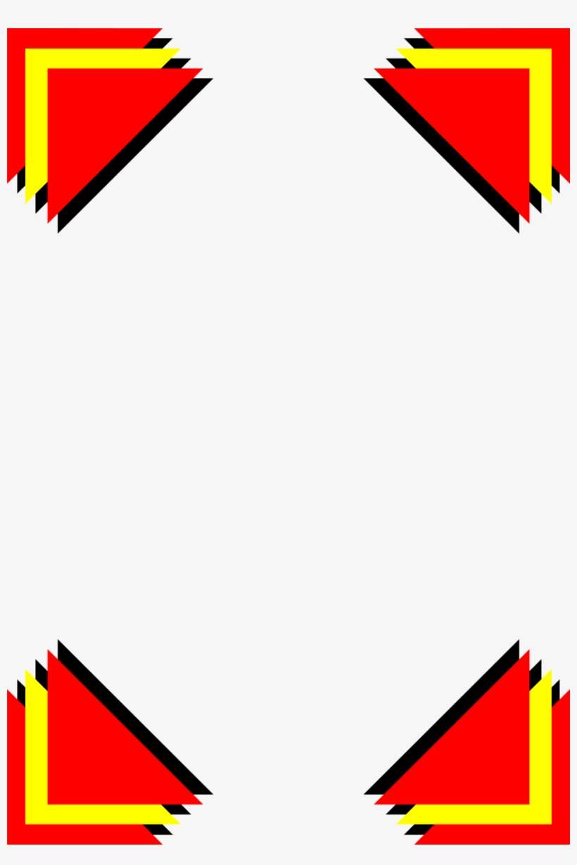 Yellow Swirl Border Png