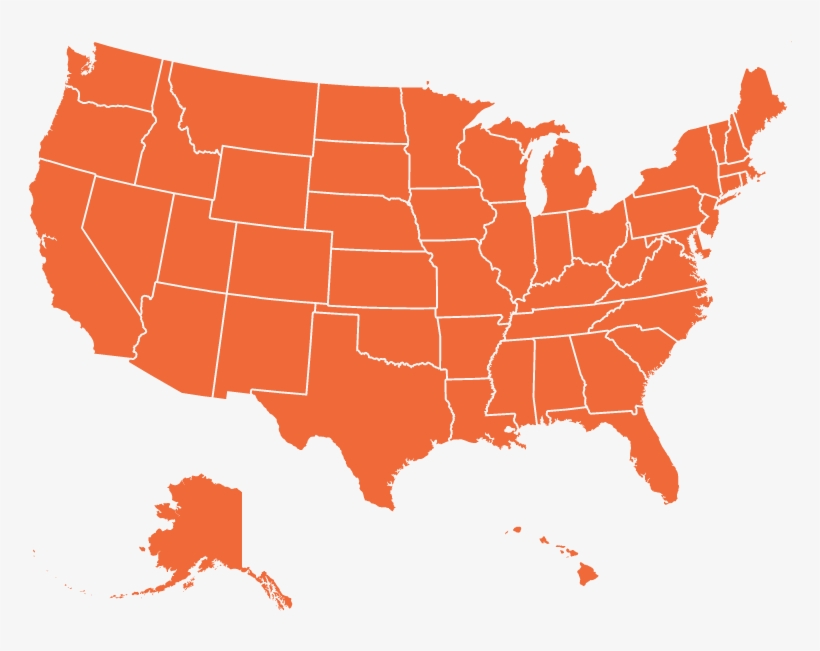 50 State Coverage Map - Realclearpolitics Maps PNG Image | Transparent ...