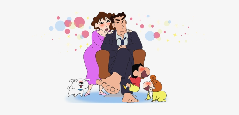 Shin Chan's Dad Fights Body Odor In Collaboration Manga - Shin Chan Dad ...