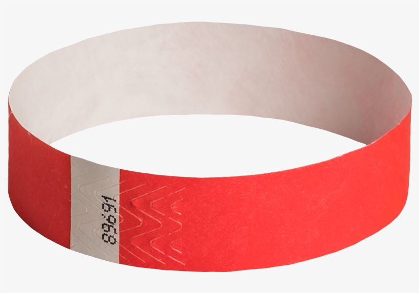 500 Pack Bright Red Tyvek Wristbands - Wristband PNG Image ...