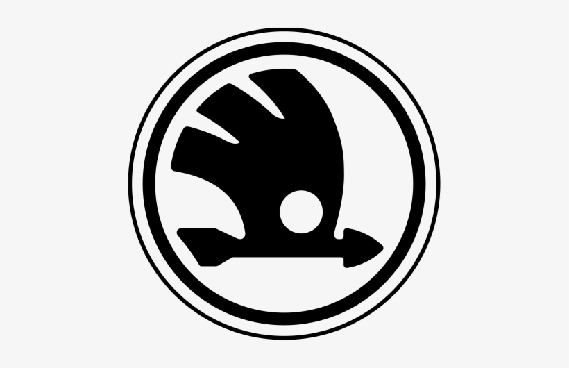 We Service All Skoda Models - Skoda Logo Black And White PNG Image ...