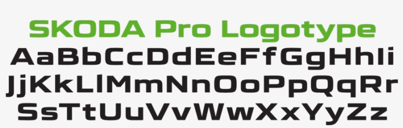 Skoda Pro Logotype - Skoda Font Free Download PNG Image | Transparent ...