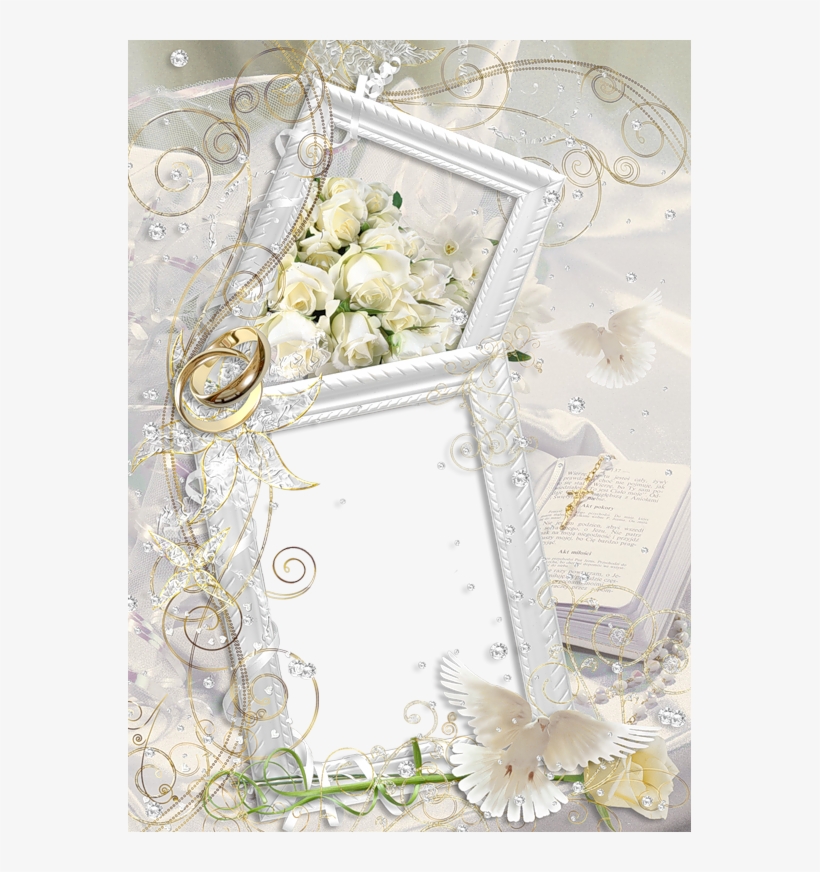 Transparent Delicate Nice Wedding Frame - Frames PNG Image ...