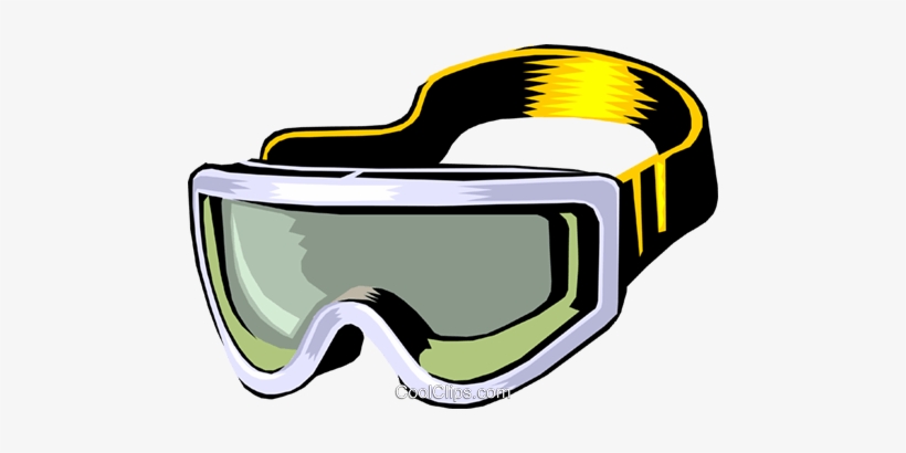 Skiing Goggles Royalty Free Vector Clip Art Illustration - Ski Goggles ...