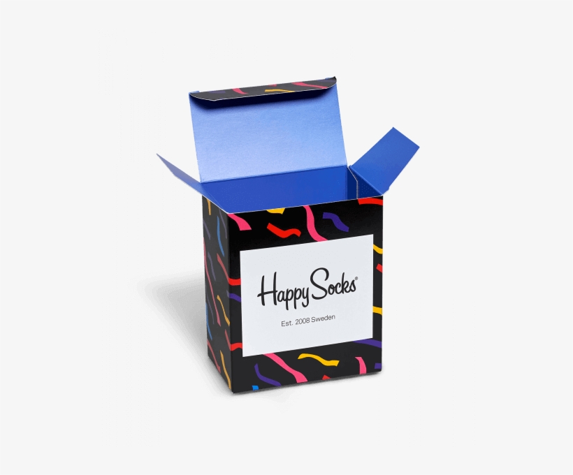 Happy Socks Diversifies Its Packaging Too - Box PNG Image | Transparent ...