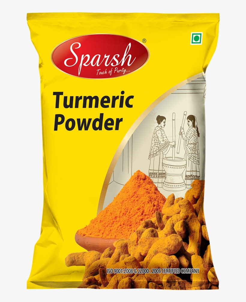Turmeric Powder - Turmeric Powder Pouch Design Png PNG Image ...