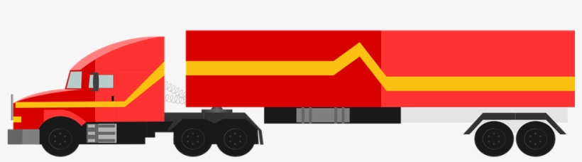Truck, Red, 18-wheeler, Vehicle - 18 Wheeler Truck Png PNG Image ...