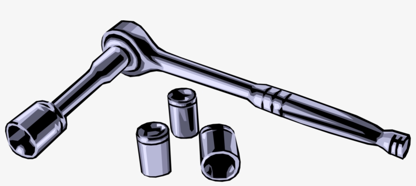 Clipart Free Download Ratchet Image Illustration Of - Socket Wrench Png ...