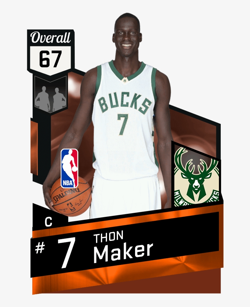 Wilt Chamberlain - 546398 Points - Thon Maker Nba 2k17 Rating PNG Image ...