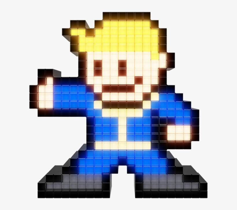 Download Pdp Pixel Pals - Vault Boy Pixel Pals | Transparent PNG ...