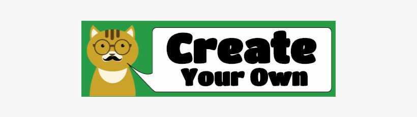 "create Your Own" Bumper Sticker Signitup - Bumper Sticker PNG Image ...