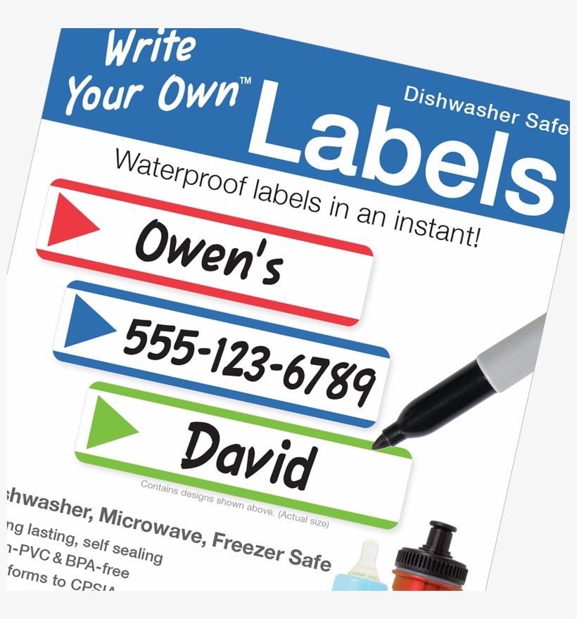 Stripes Write On Blank Labels Are Ecofriendly - Emily Press Write Your ...