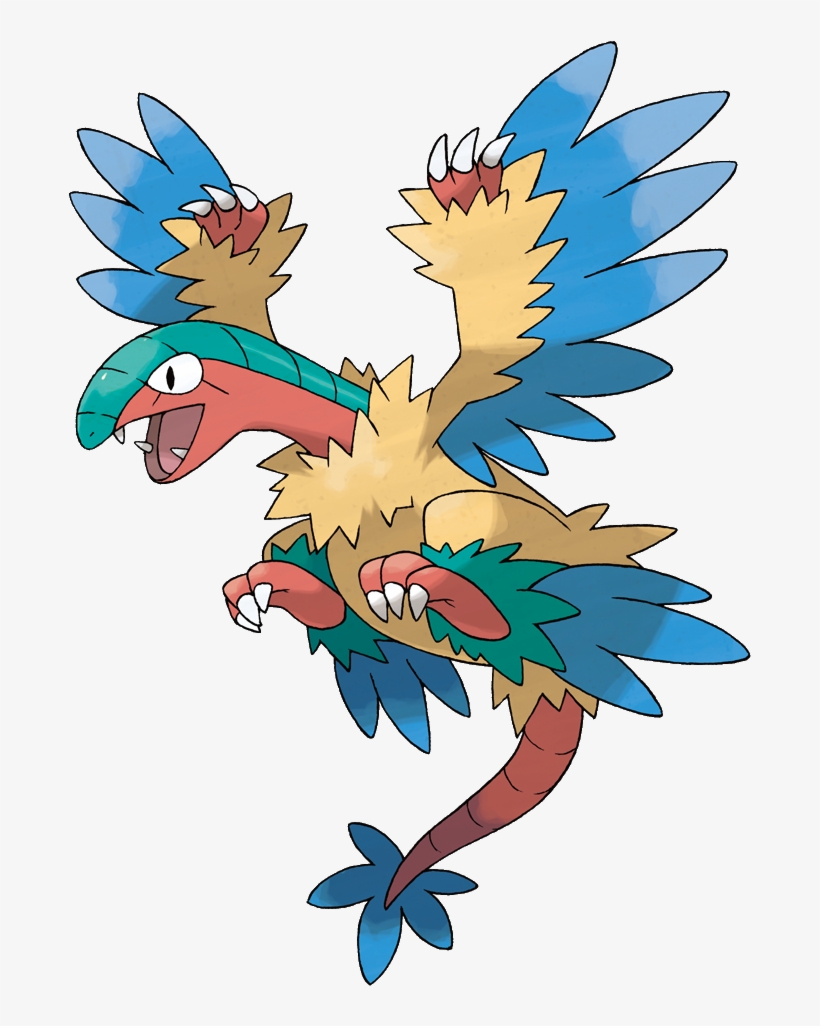 Fossil Clipart Bird - Pokemon Archeops PNG Image | Transparent PNG Free ...
