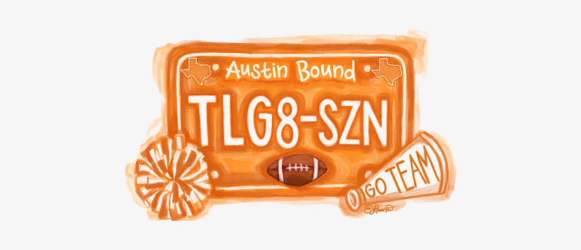 Tailgate Tag - Austin - Austin PNG Image | Transparent PNG Free ...