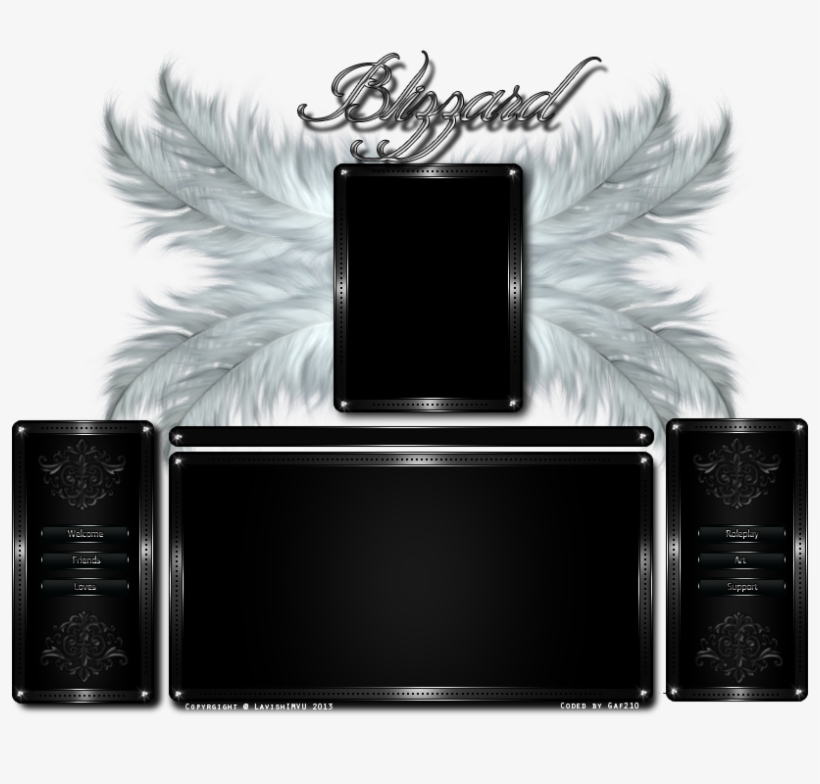 Yet Another Layout Made By Lavish - Png Home Page Imvu PNG Image ...