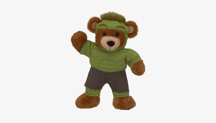 Avengers Costumes At Build A Bear $27 - Oso De Peluche Rudo PNG Image ...