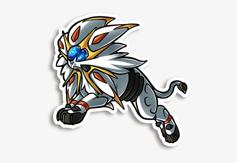 Download Solgaleo Vinyl Sticker - Solgaleo | Transparent PNG Download ...