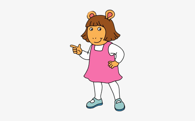 Arthur's Sister Dw - Arthur Characters Dw PNG Image | Transparent PNG ...