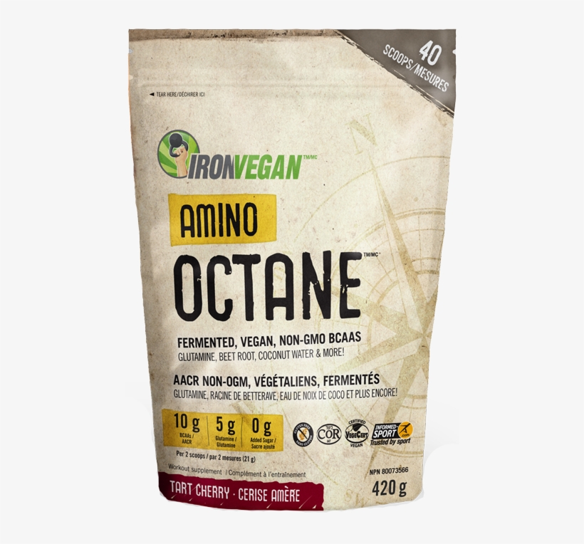 Athlete's Gainer Packaging - Iron Vegan Amino Octane PNG Image ...