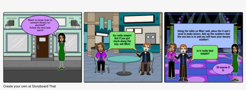 Download Binary To Decimal - Cartoon | Transparent PNG Download | SeekPNG