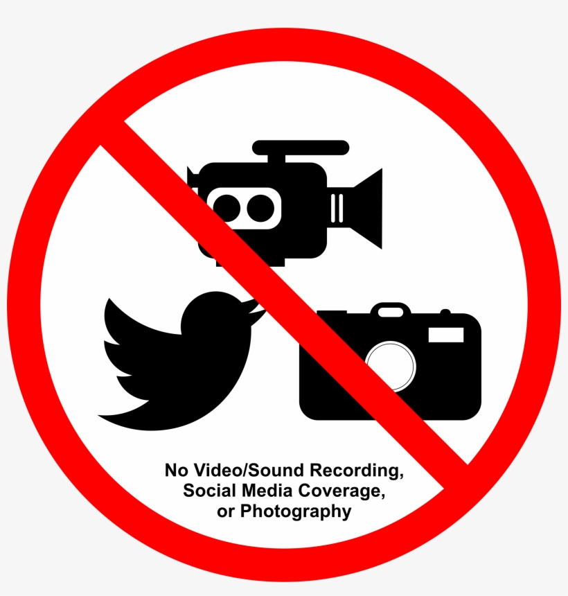 All Not Allowed - No Photography And Video PNG Image | Transparent PNG ...