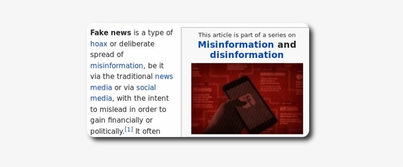 Fake News In Wikipedia - Nursing Informatics PNG Image | Transparent ...