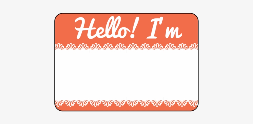 Printable Name Tag Design For School