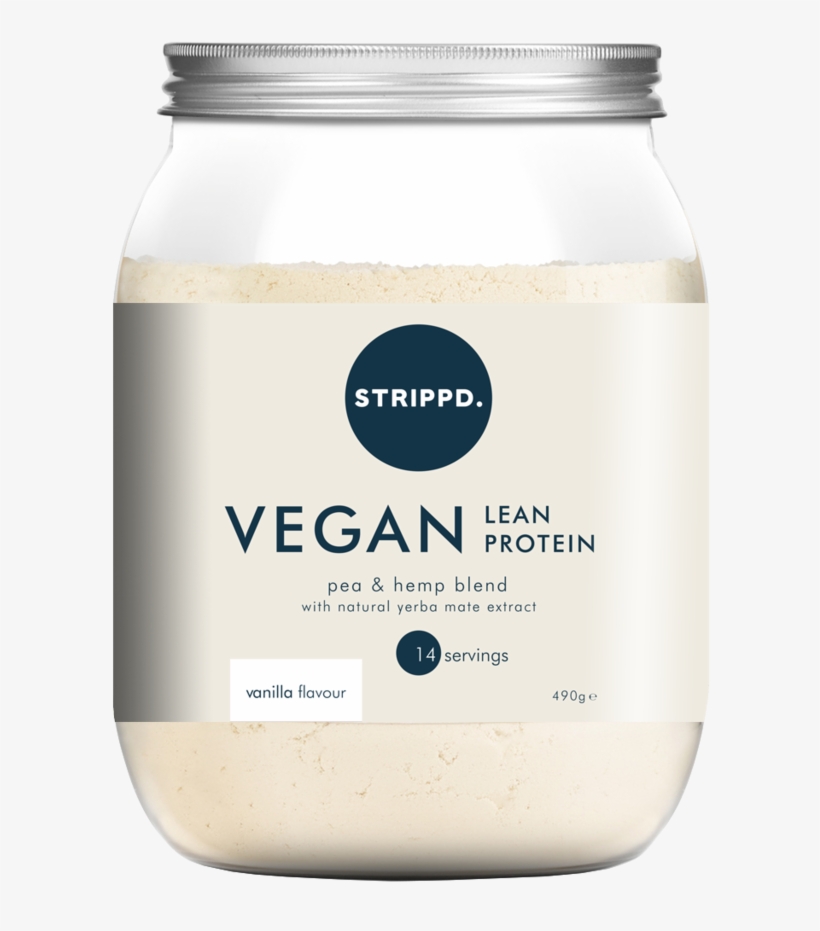 Vegan Lean Protein Powder - Strippd Vegan Lean Protein Vanilla 490g PNG ...