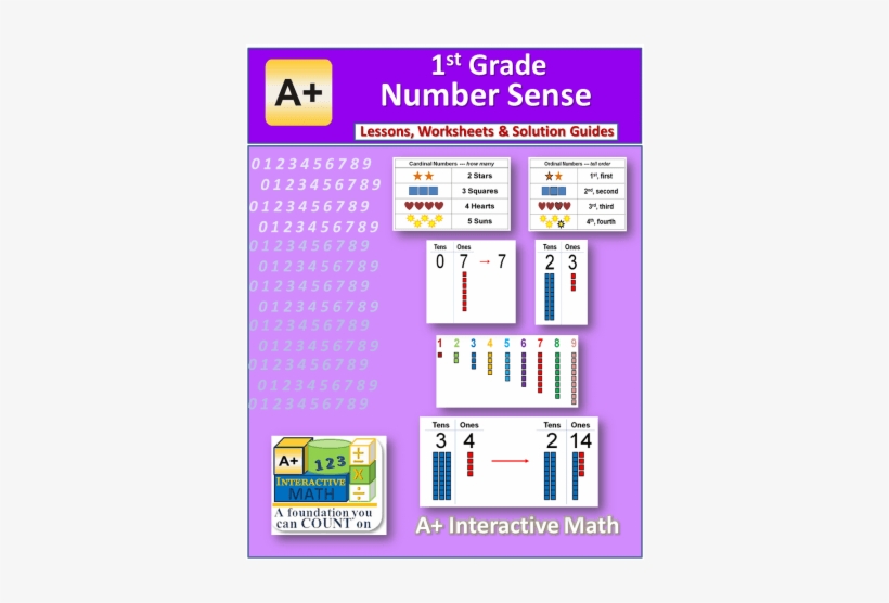 "a Math" 1st Grade Number Sense - A+ Tutorsoft, Inc. A+ Interactive ...
