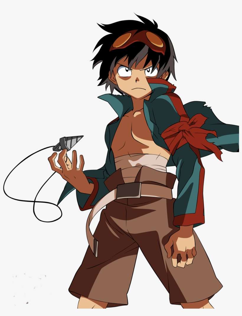 Simon Full Body - Tengen Toppa Gurren Lagann Simon PNG Image ...