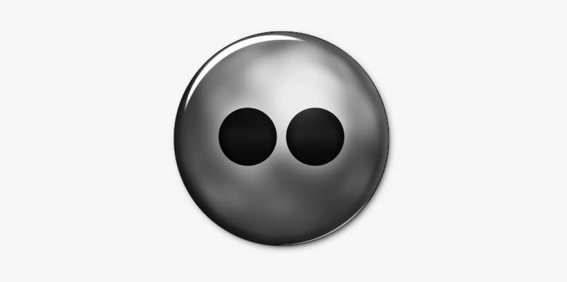 102364 Ultra Glossy Silver Button Icon Social Media - Circle PNG Image ...